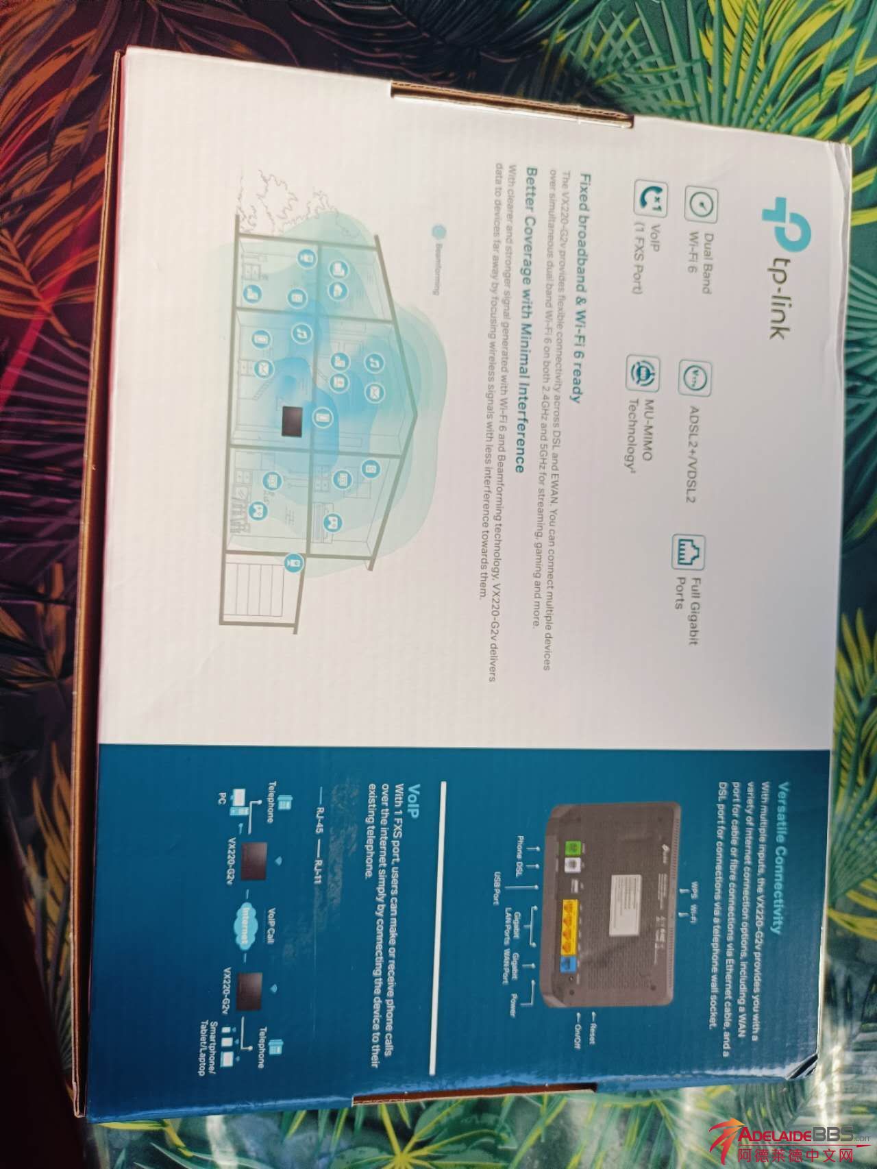 全新未拆封TP-Link VX220-G2V AX1500 无线NBN路由器Modem特价128澳转让了-居家用品版【二手市场 ...